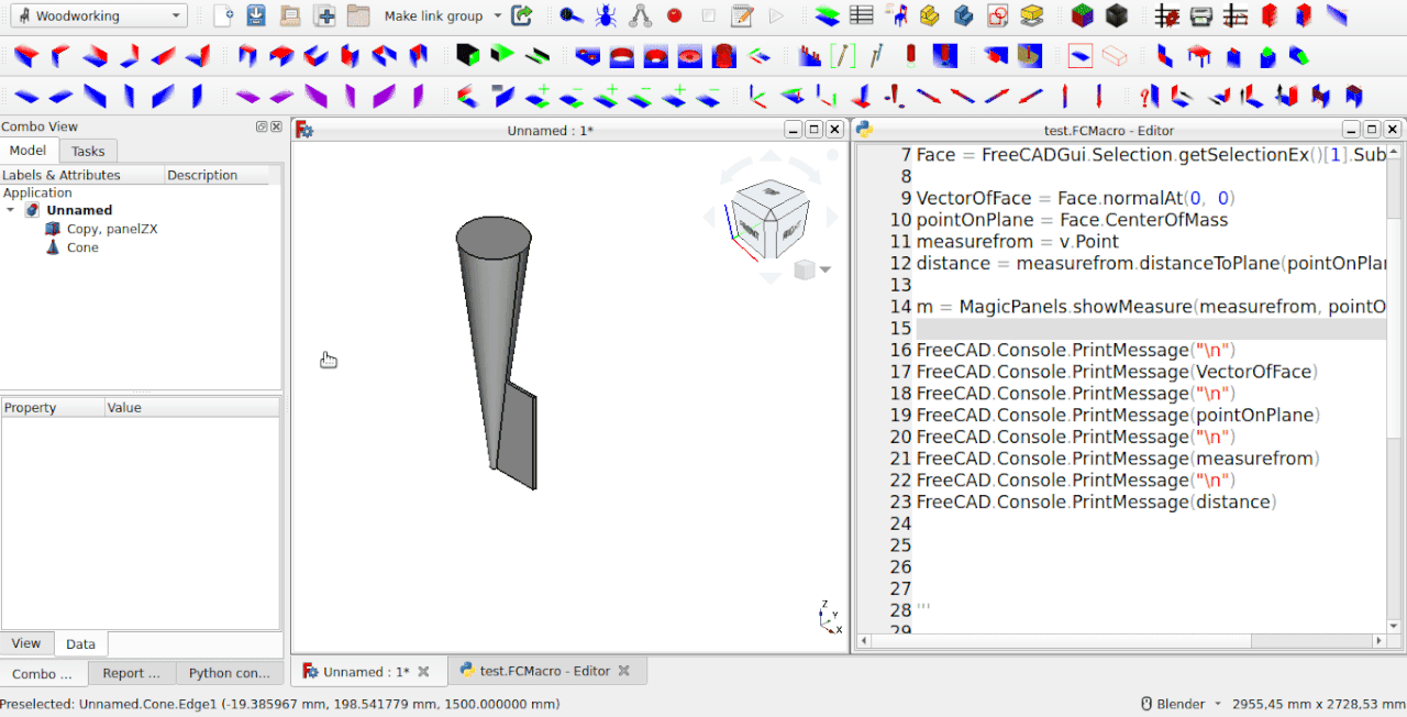 [Solved} Looking for plane to vertex distance. - FreeCAD Forum