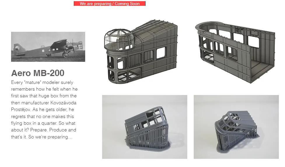 1/48 - Bloch /Aero MB.200 3D printed kits by Airmastr - released - The ...