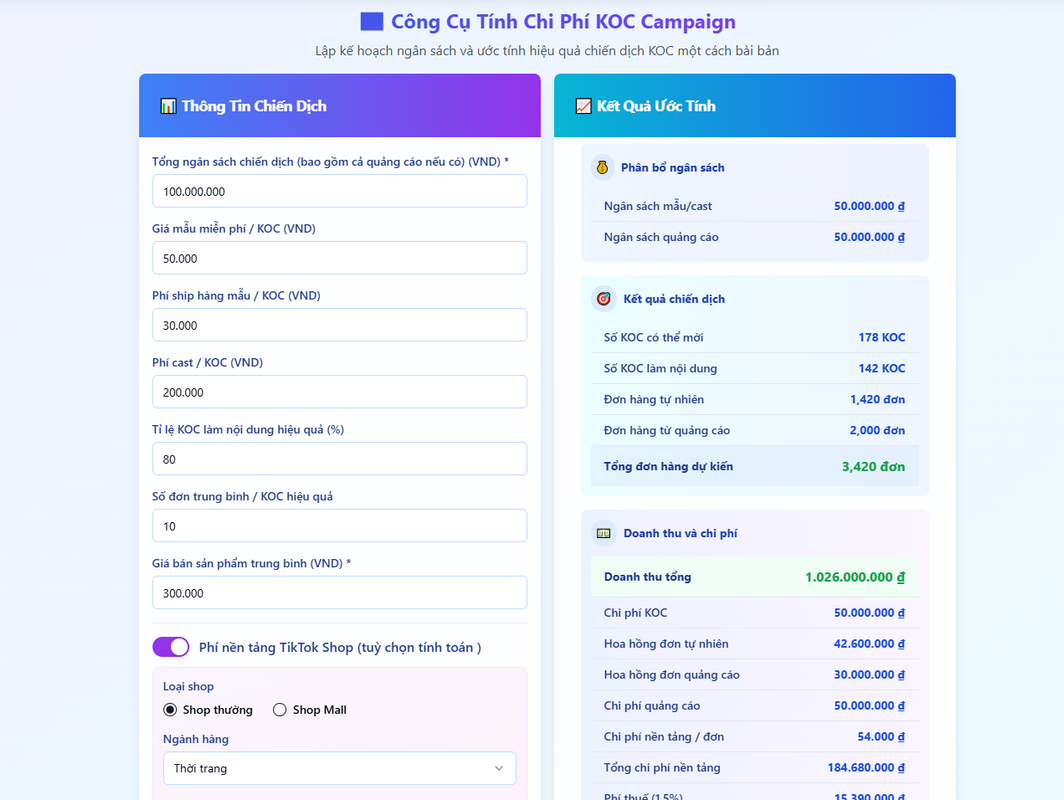 Tìm KOC TikTok | Mời KOC Affiliate Hiệu Quả | Bigman - Công Cụ Booking ...