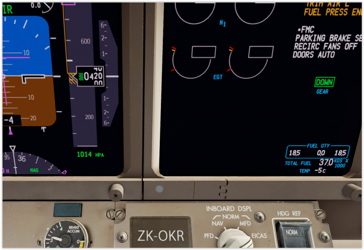 B777 Display EICAS4 — Postimages