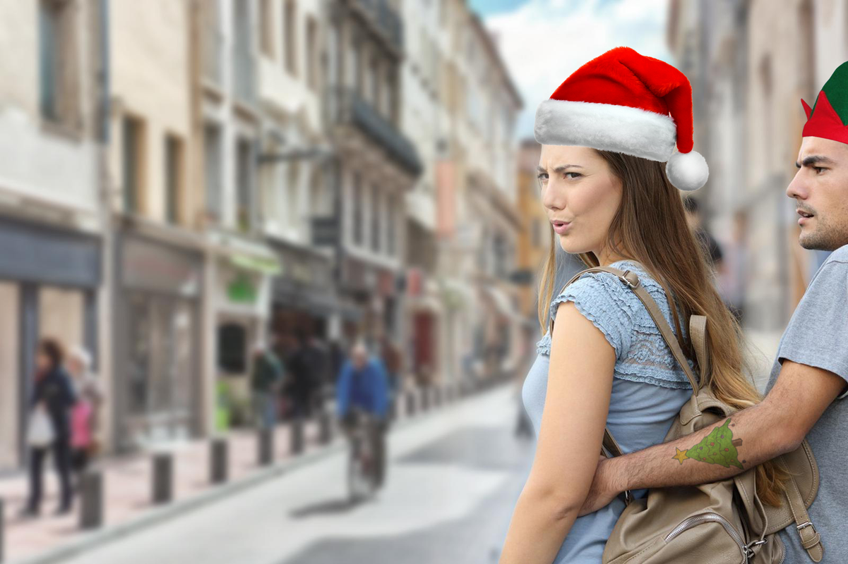 I made a festive distracted boyfriend Zoom background for all your ...