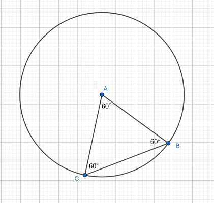A round table cover has six equal designs. If the radius of | Quizlet