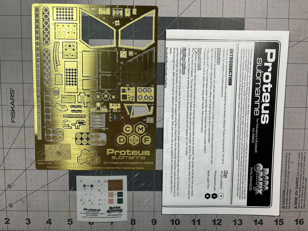 Progress Build of the Proteus Submarine from Fantastic Voyage-Separate ...