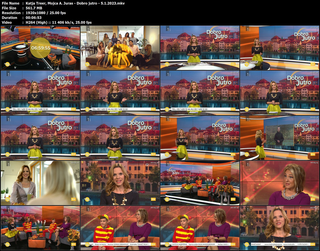 Katja Treer, Mojca A. Juras, Barbara Medved - Dobro jutro - 5.1.2023 | Celebboard.net - Bilder ...