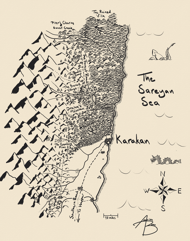 Map of Karakan and Its Surroundings - Draka [Book 4 onward] | Royal Road