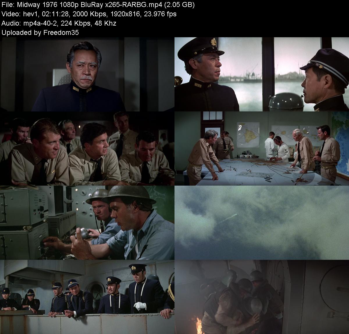 Midway 1976 1080p BRRip x265-RARBG - HD (720p) - ChileComparte
