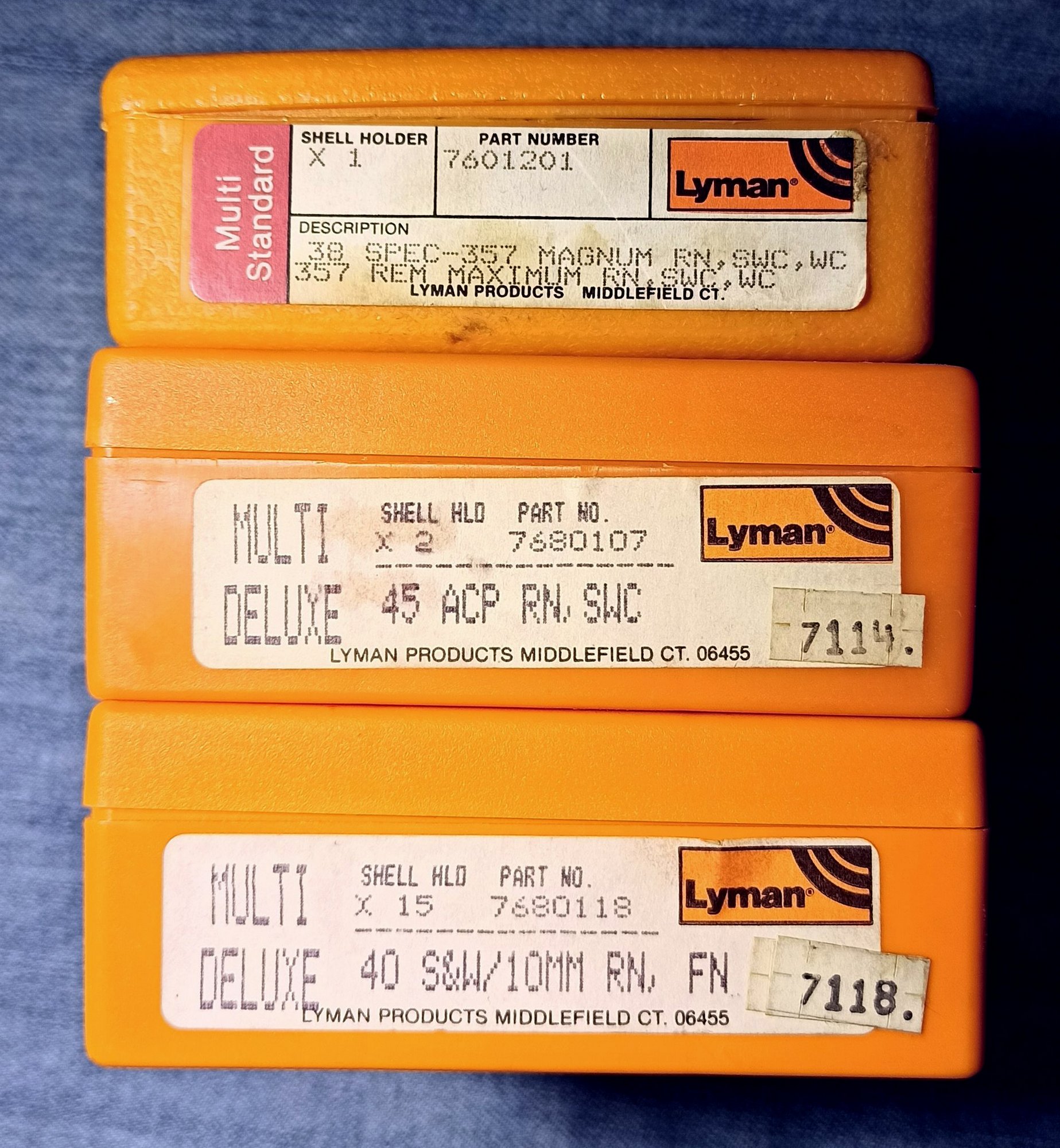 Dies 40 S& W y 45 ACP Lyman 2021 04 16 01 — Postimages