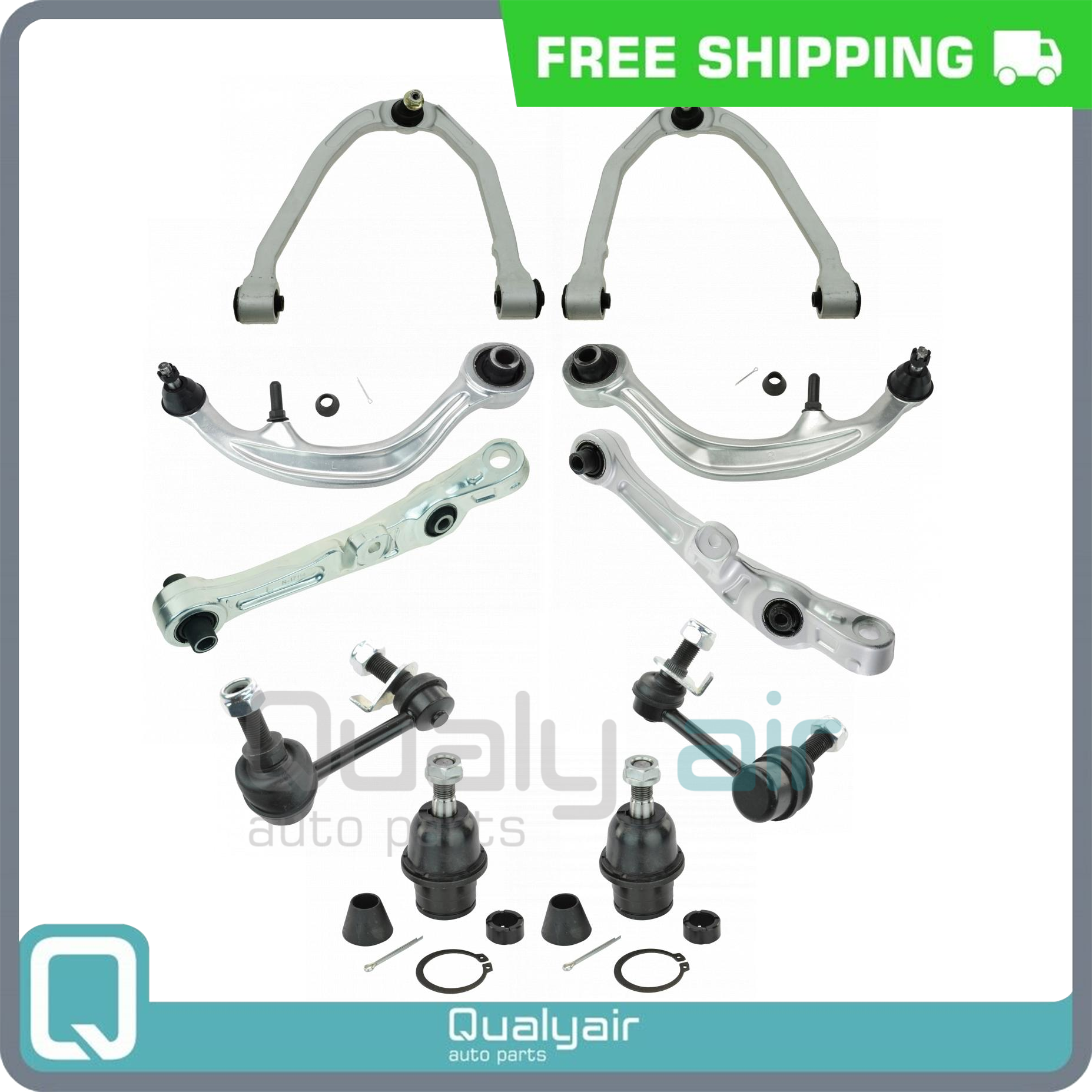 New Suspension Kit for Nissan 350z Front End 10pcs | eBay