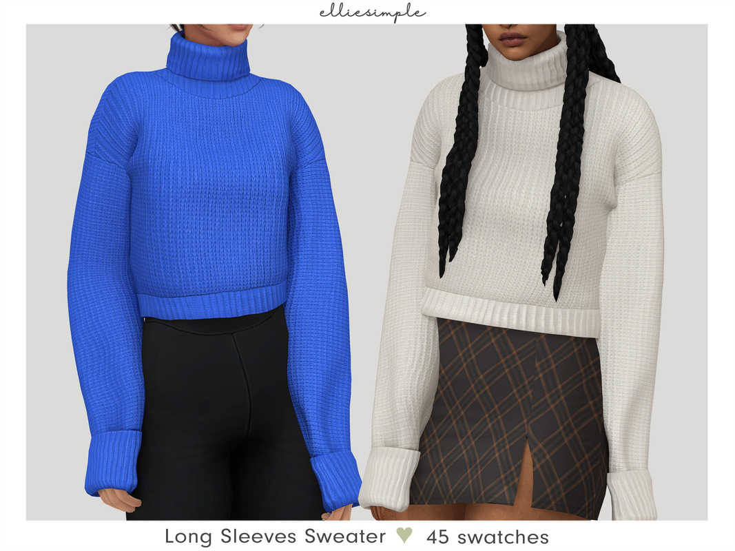 Elliesimple Sims 4 Clothes CC's Pack 2 At Elliesimple » Sims 4