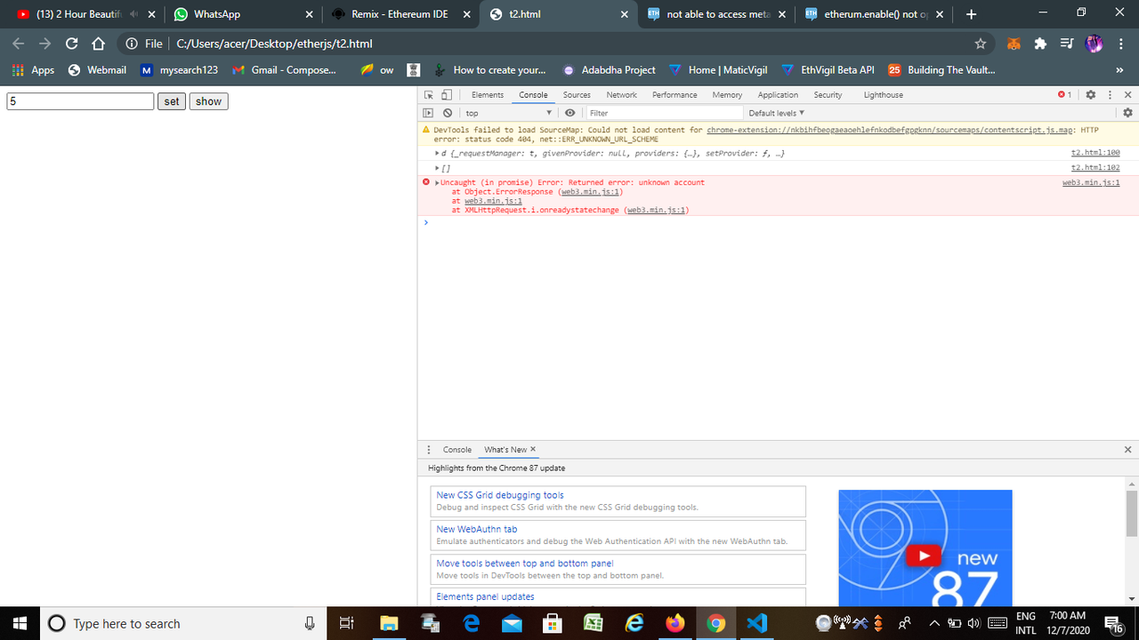 web3js - not able to access metamask account, even if i manually connect website - Ethereum ...