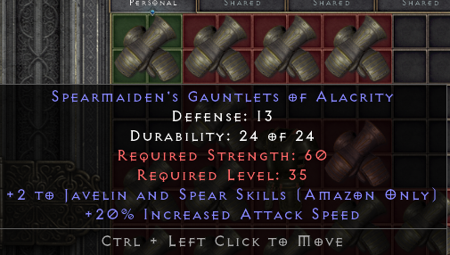 Magic 2/20 Java Glove -- 25 Fg -- Quick Sale - Topic - d2jsp