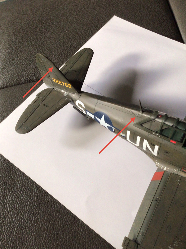 56th FG treble build - number 2 - P-47D-25 flown by Gabby Gabreski ...
