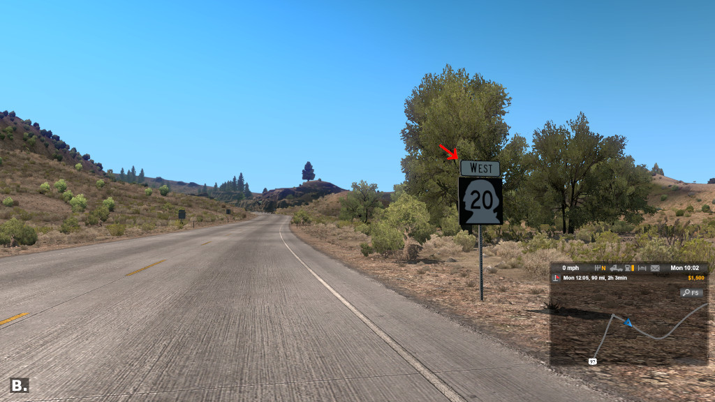 [WA] Tonasket | WA-20 West signs should be East [FIXED] - SCS Software