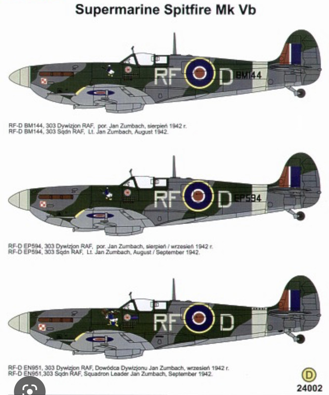 “Spit and Polish” – Spitfire Mk. Vb, Jan Zumbach, No. 303 (Kościuszko ...
