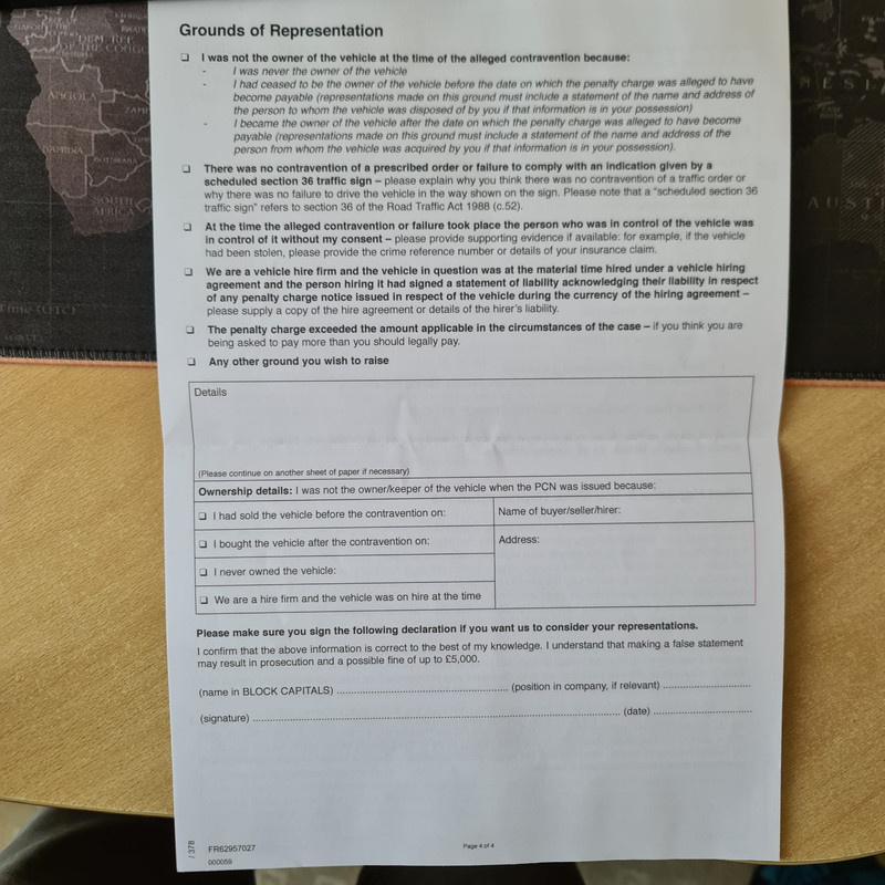 Waltham Forest PCN 52M Failing to comply with prohibition on certain ...