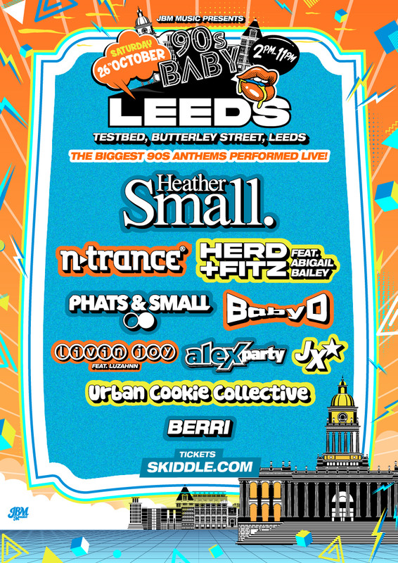 90s Baby heads to Leeds with a huge 90s lineup this October | Skiddle