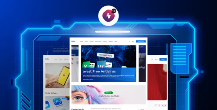 Softia – Software And Blog / Software Download Script Theme PHP – Bliter GPL