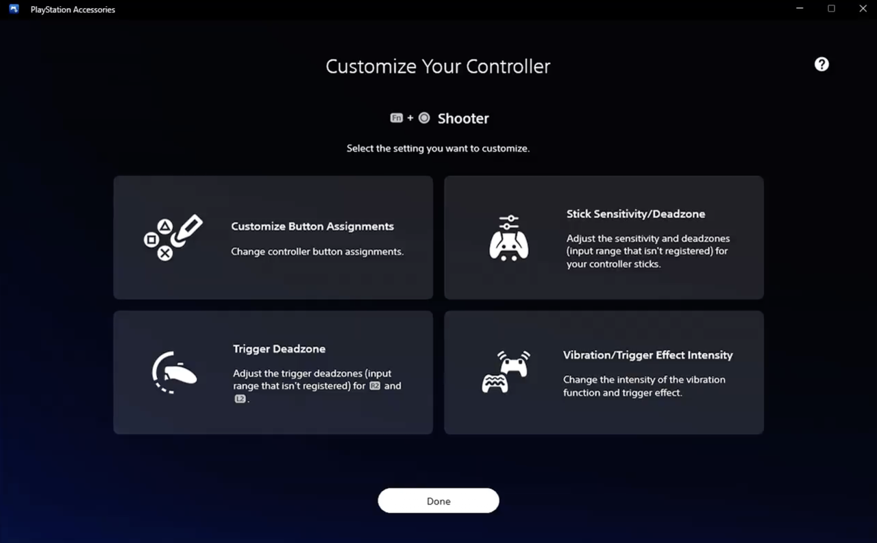 DualSense Edge full configuration and customization on PC available via ...