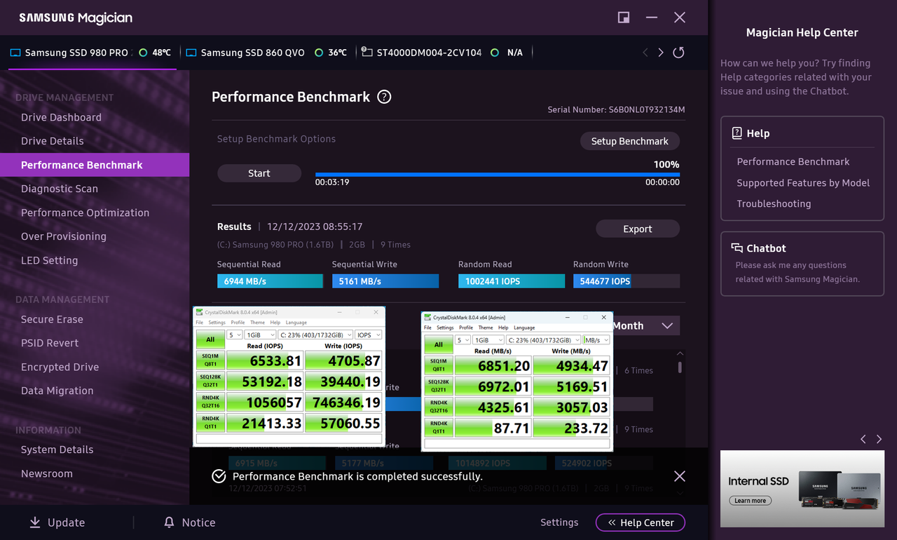 Thoughts on these Samsung 980 pro NVMe benchmark results? : r/buildapc