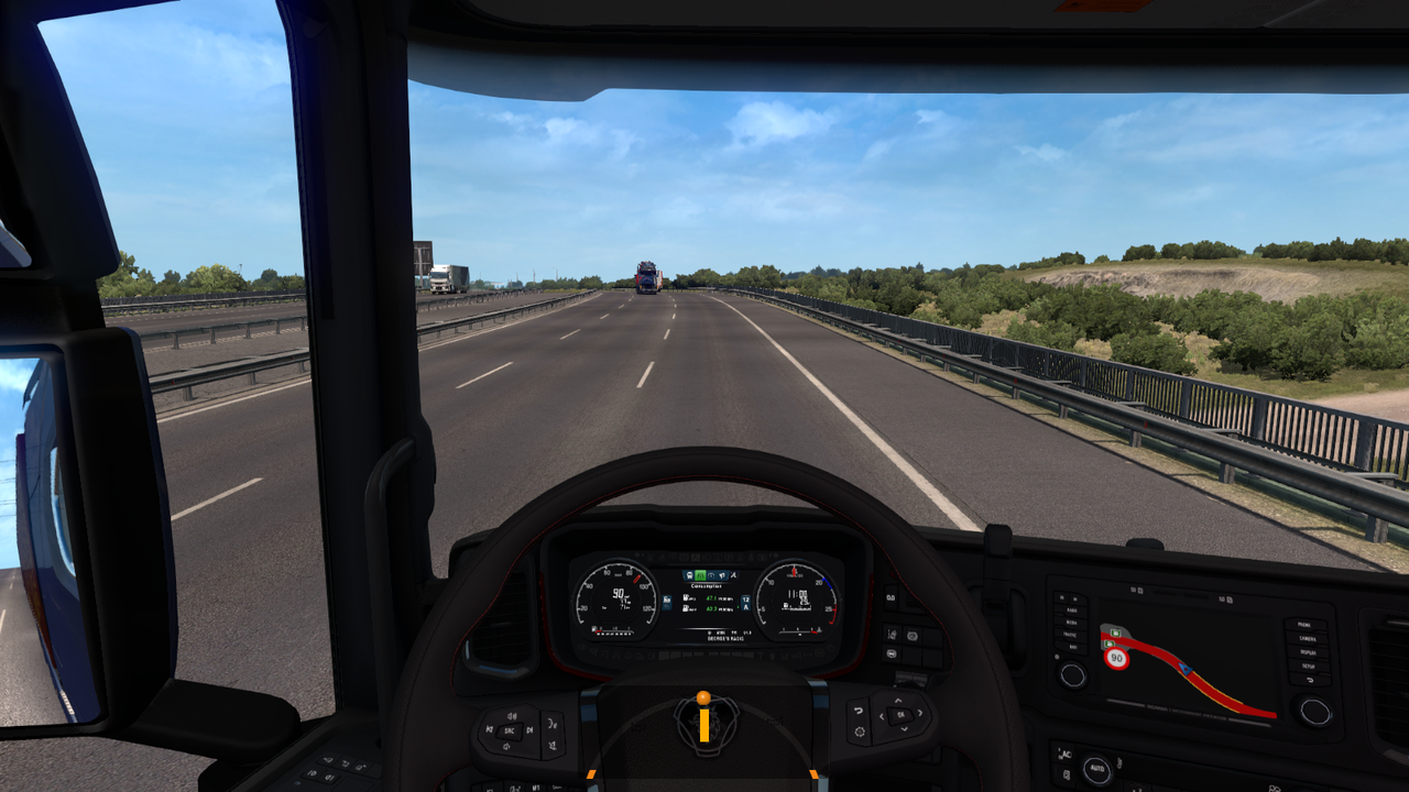 Engine speed of Scania S - SCS Software