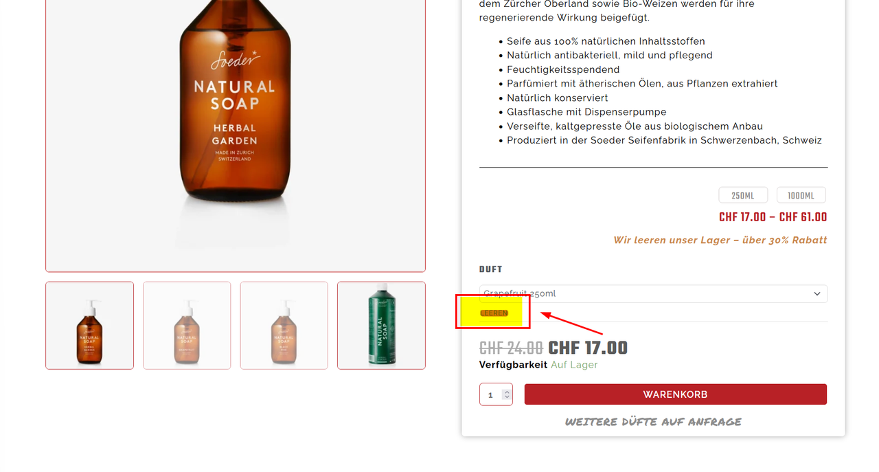 Remove or adjust ‘clear’ function on variable products | WordPress.org