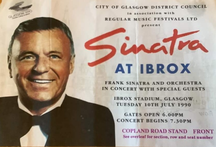 Frank Sinatra Ibrox 1990 | FollowFollow.com