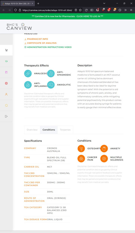 Adaya 10:10 oil - Any info about it? : r/MedicalCannabisOz