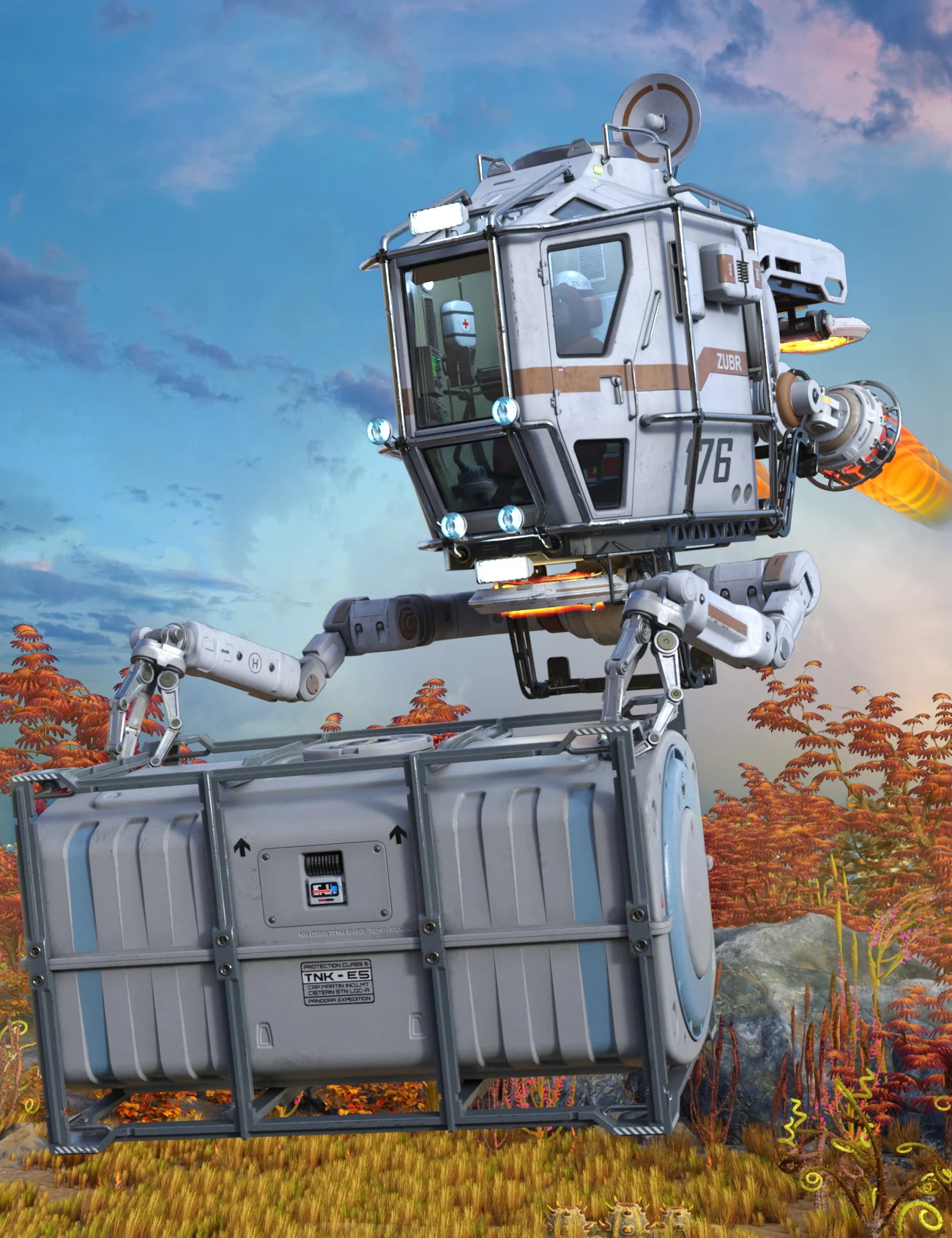 (On The Blog) Repair Module - Free Daz 3D Models