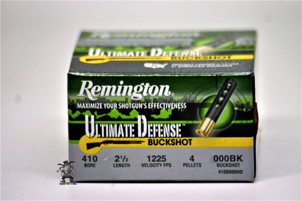 410 Remington ULTIMATE DEFENSE 2½"410 000 Buck Shot Shell 4 Pellet ...