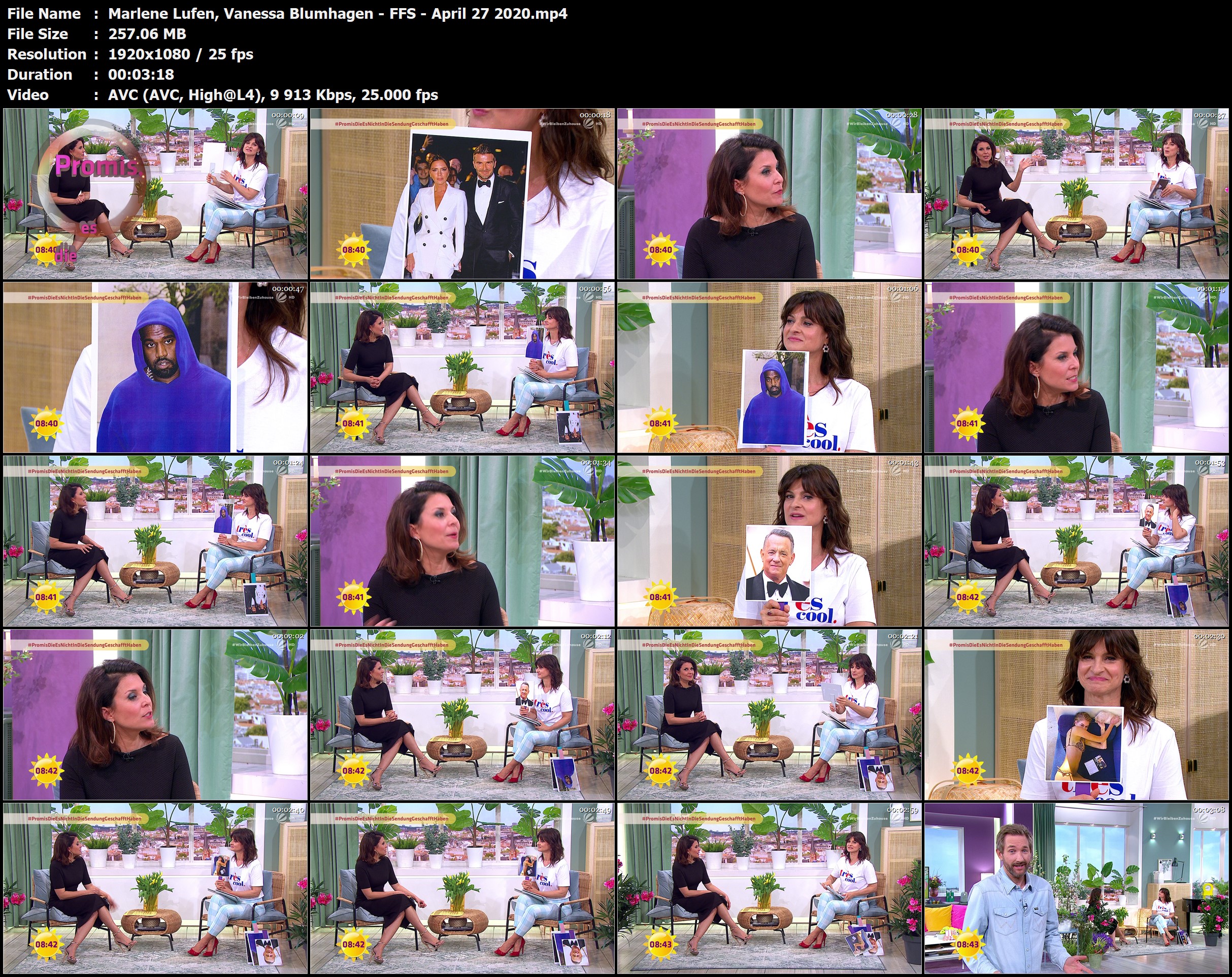 Marlene Lufen, Vanessa Blumhagen FFS April 27 2020 — Postimages