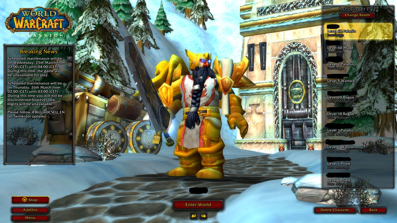 SOLD - High End Rank 14 Paladin EU[7/8T1,4/8 T2+Mage 4/8 T1,1/8 T2,Epic ...