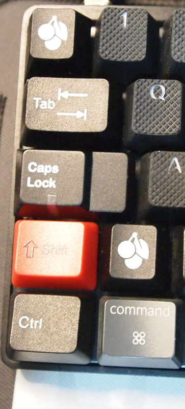 Stepped Caps Lock Keycap Mod. : r/BudgetKeebs