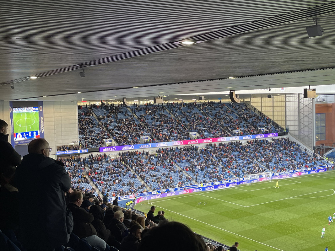 Three Ibrox stands at 90 minutes on Saturday | FollowFollow.com