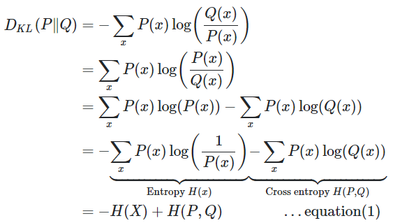 [Q] Understanding intuitive difference between KL divergence and Cross entropy : r/statistics