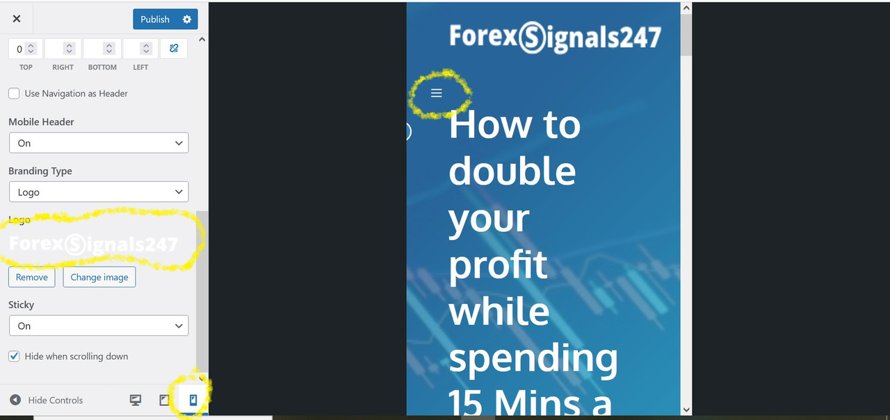 How To Fix Mobile Menu Displaying Issue Service Site Library Generatepress