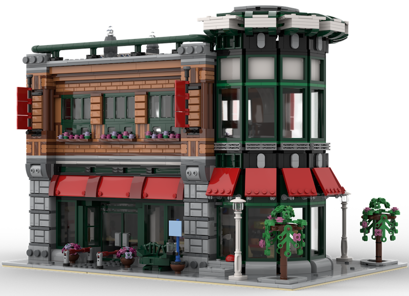 LEGO MOC Concession Corner Mini Modular by CherryRose | Rebrickable ...