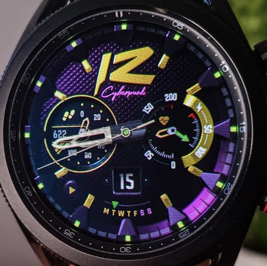Cyberpunk watch face for gtr 3 pro - Amazfit Watch faces