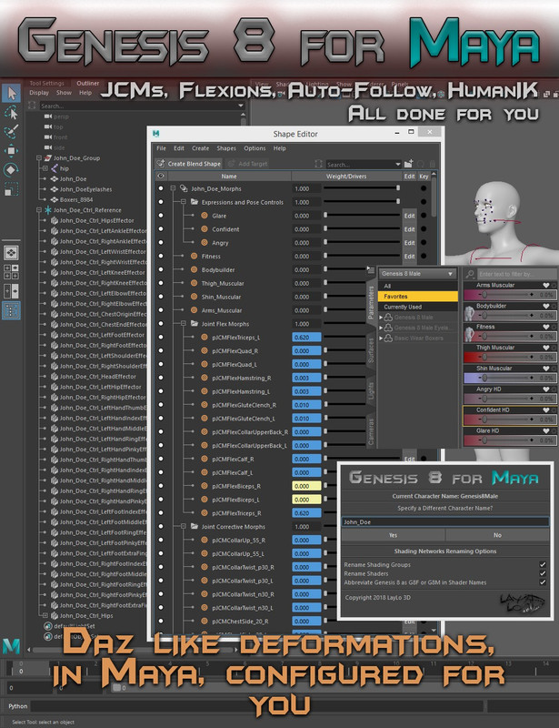 Genesis 8 for Maya » TOPGFX | Daz3d Renderosity Poser 3D Stuff Free ...