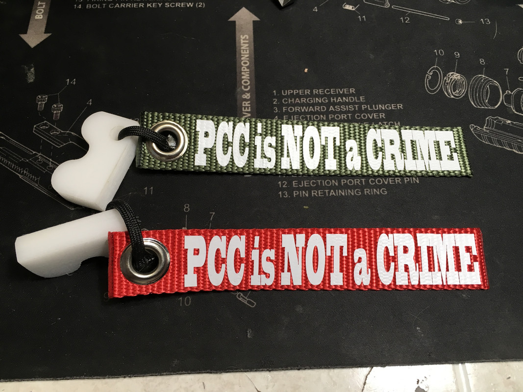 "PCC is not a crime" chamber flag - Pistol Caliber Carbine - Brian Enos ...