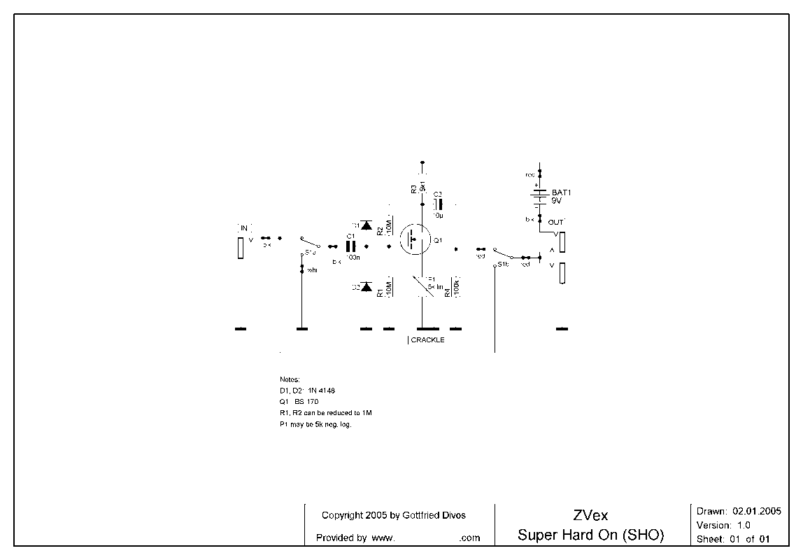 SHO Schematic — Postimages