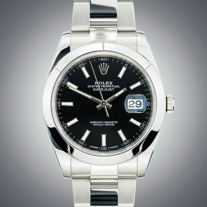 Rolex Datejust 41 ref 126300 Black dial — Postimages
