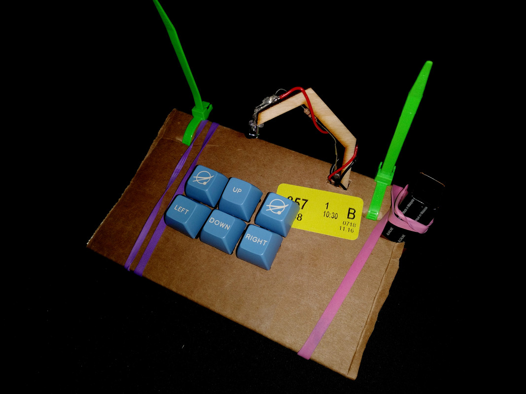 My brand new (and first) homemade keyboard, next to my daily driver ...