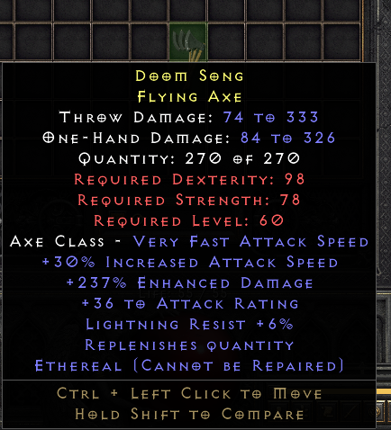 Ft Eth Flying Axe Rep - Topic - d2jsp