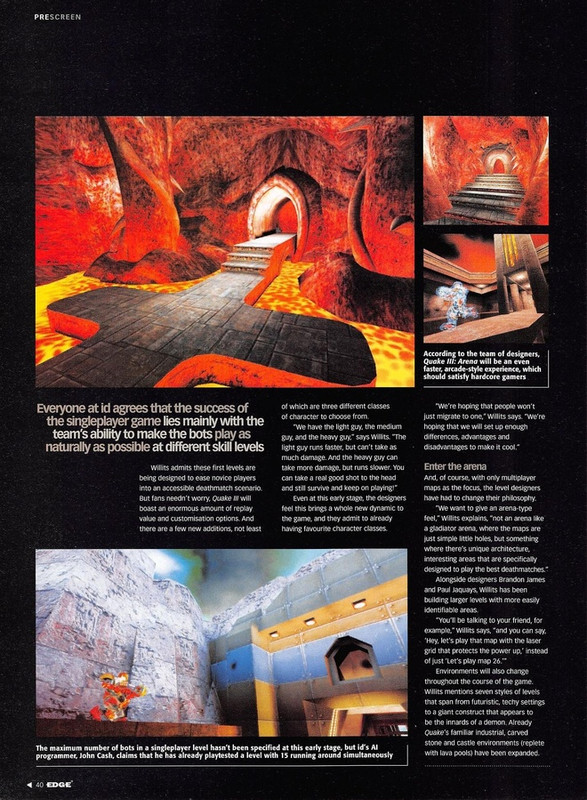 EDGE and NextGen magazine on Quake III Arena (1999-2000) | ResetEra