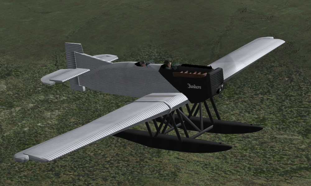 Junkers A35, K53, A20W basic skins