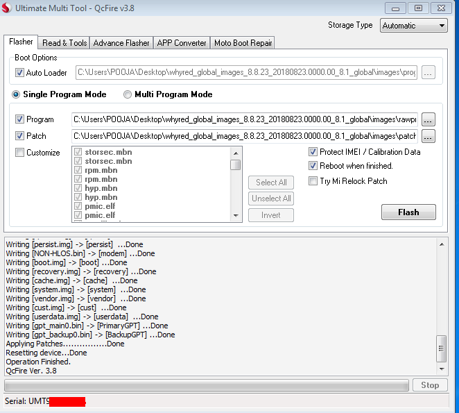 mi note 5 pro flash done by umt qcfire - GSM-Forum