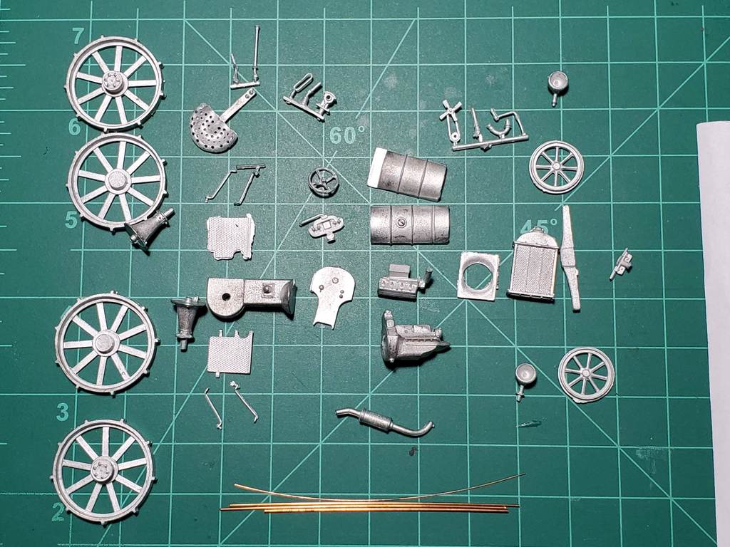 Wiseman Model Services O Scale Ford Style Tractor - Work In Progress ...