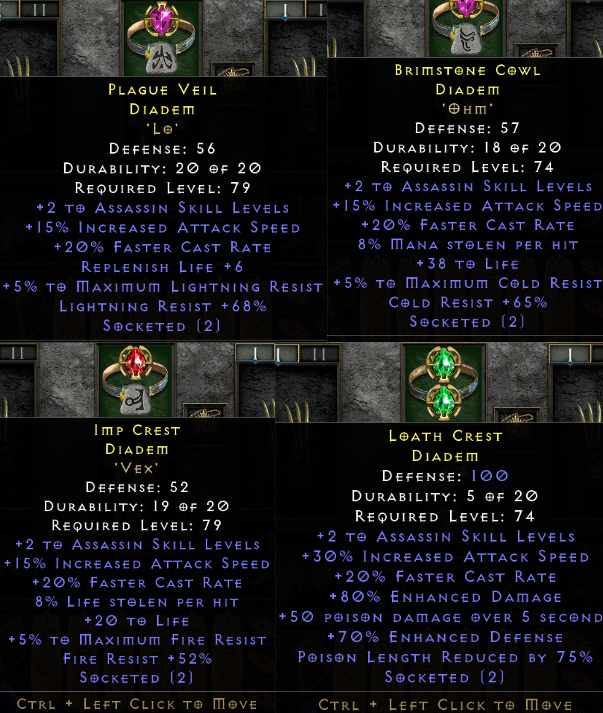 Ghost Diadem Set - Topic - d2jsp