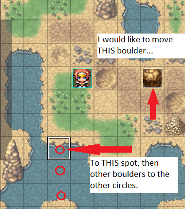 Creating "Boulder bridge" puzzle event help | RPG Maker Forums