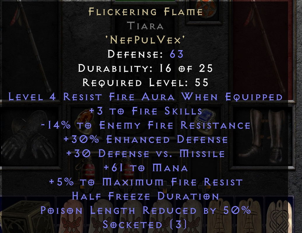Full Fireball Sorc With A5 Plague Merc - Topic - d2jsp